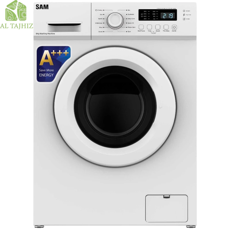 ماشین لباسشویی 8 کیلویی سام مدل UN-Q1225 - التجهیز